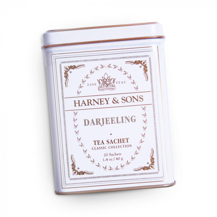 Juodoji arbata Harney & Sons Darjeeling Blend, 20 vnt. - Kavos Draugas