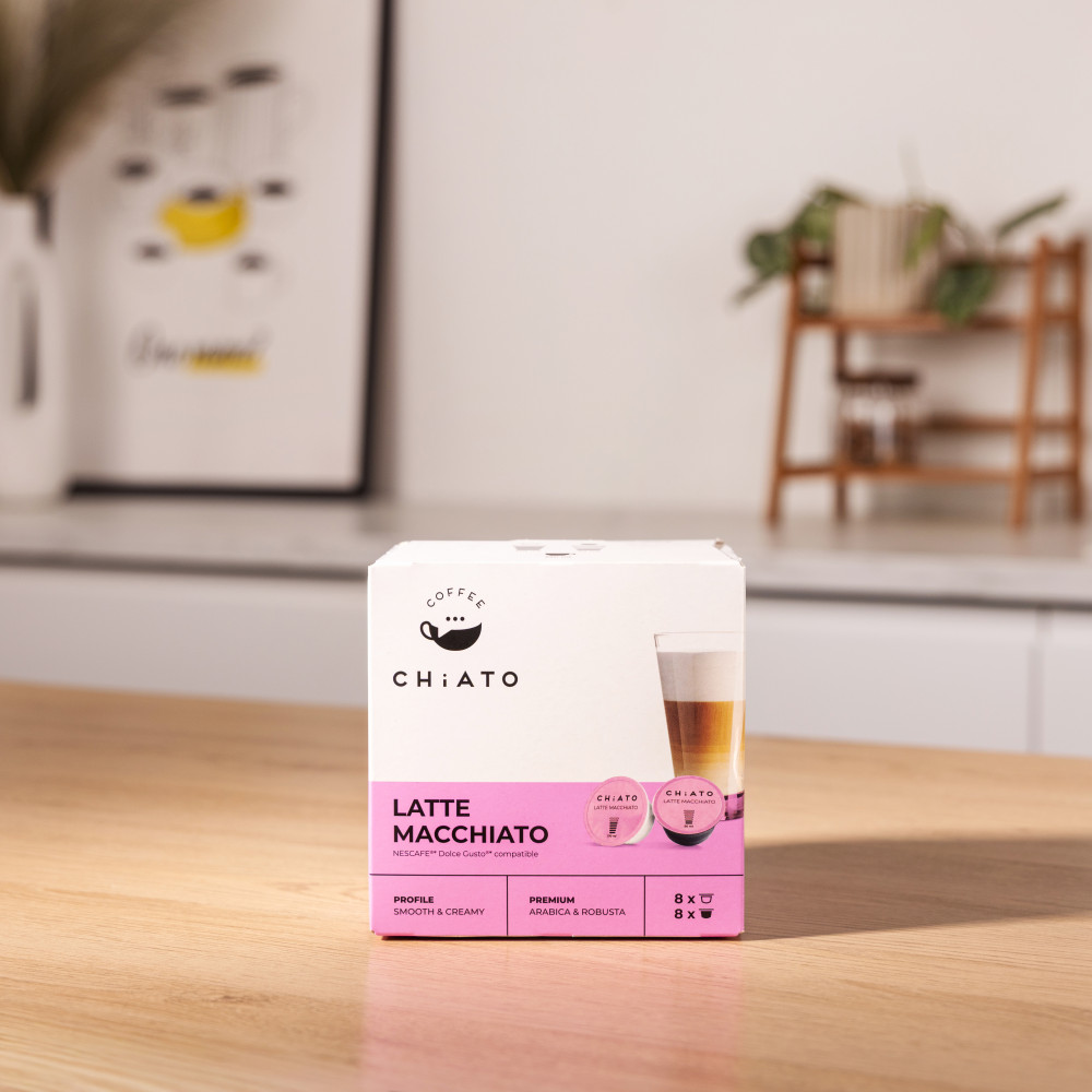 Coffee capsules compatible with NESCAFÉ® Dolce Gusto® CHiATO Latte ...