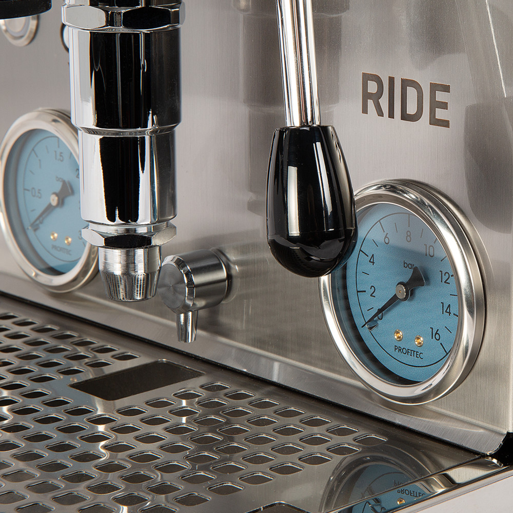 Profitec RIDE Dual Boiler PID espresso kavos aparatas - sidabrinis