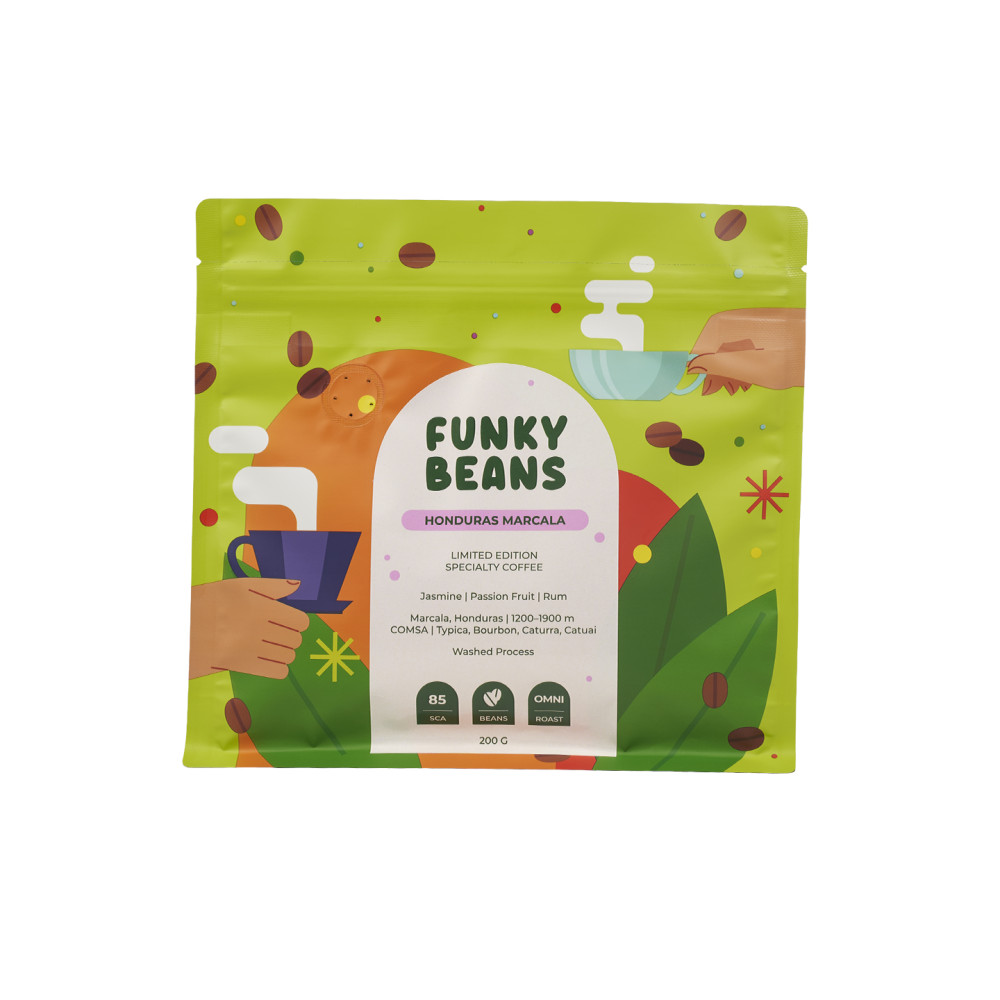 Specialty coffee beans Funky Beans Honduras Marcala, 200 g