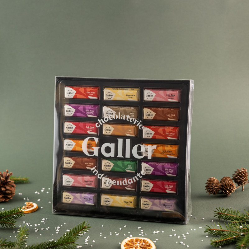 Gift box of chocolate bars Galler Mini Batons, 20 pcs.