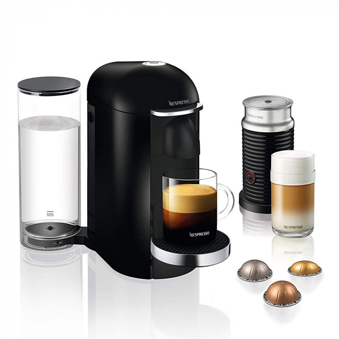 Nespresso VertuoPlus XN902840 Pod Machine +Aeroccino Frother