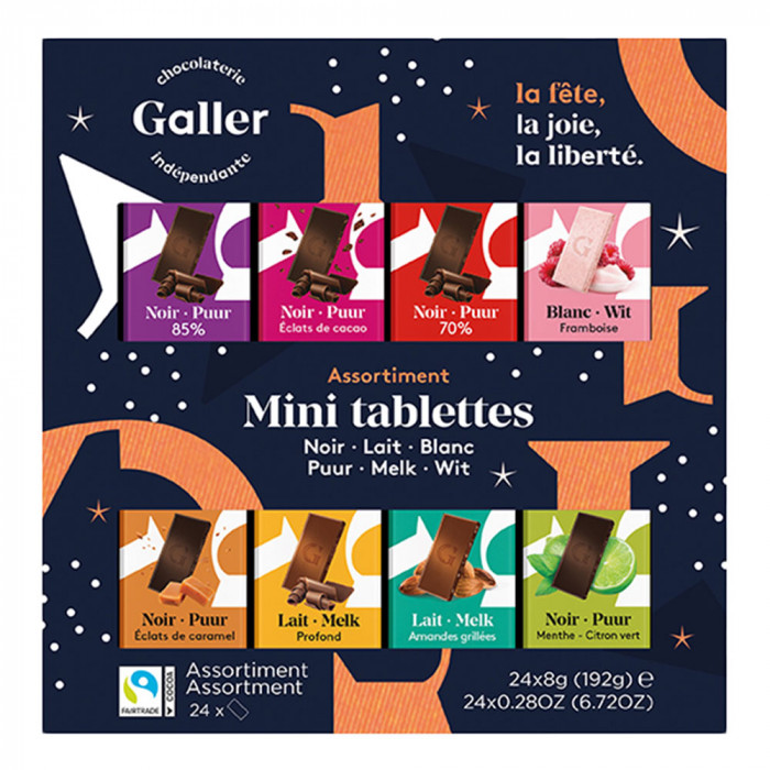 Gift box Galler Mini Tablets Collection Limited Edition, 24 pcs ...