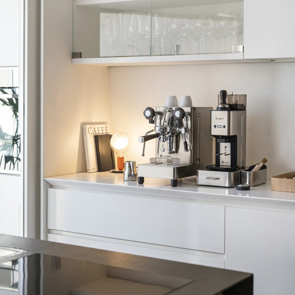 Młynek do kawy espresso Lelit Steve PM20 – żarnowy, stal nierdzewna