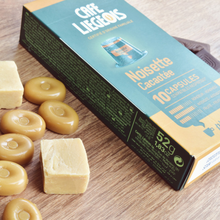 Kavos kapsulės Café Liégeois „Noisette“, 10 vnt. - Kavos Draugas