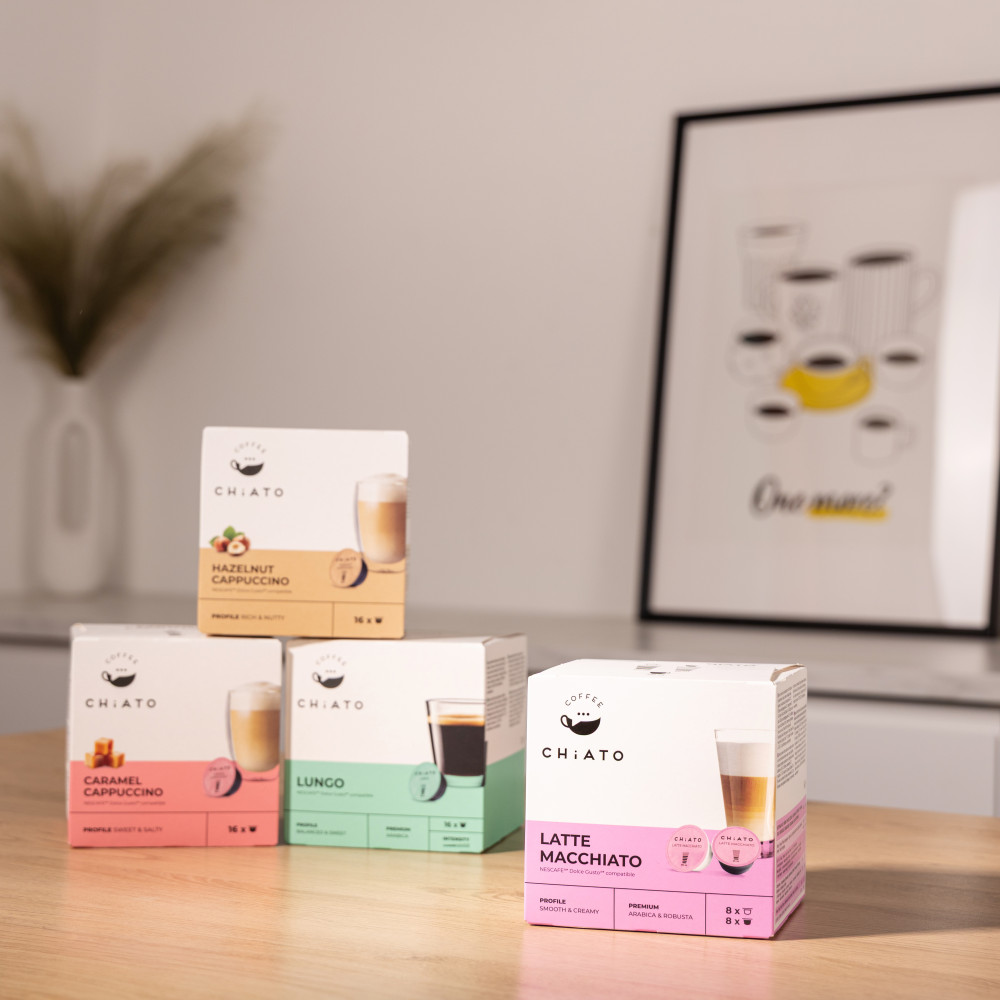 Coffee capsules compatible with NESCAFÉ® Dolce Gusto® CHiATO Latte ...