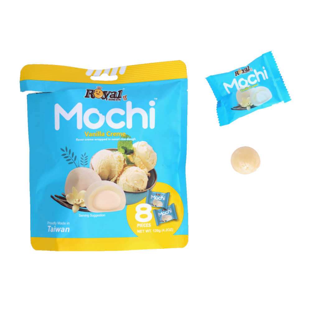 Jaapani magustoit mochi Royal Family Vanilla Creme, 8 tk. (120 g)