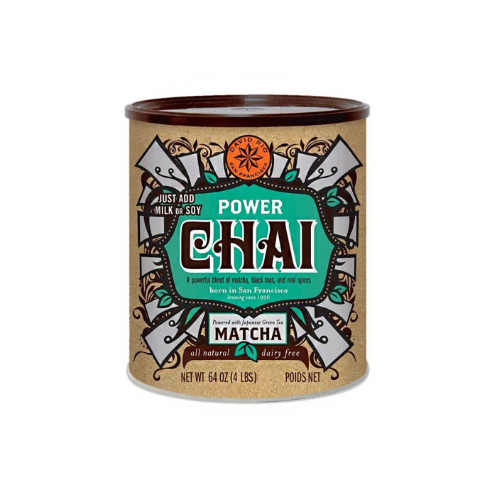 Instant tea David Rio Power Chai with matcha green tea, 1816 g | Coffee ...