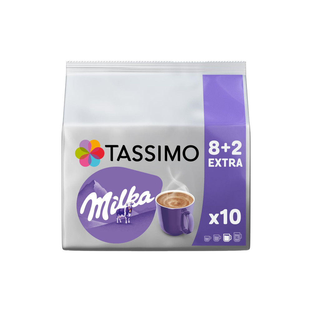 Chocolate drink capsules Tassimo Milka (compatible with Bosch Tassimo ...