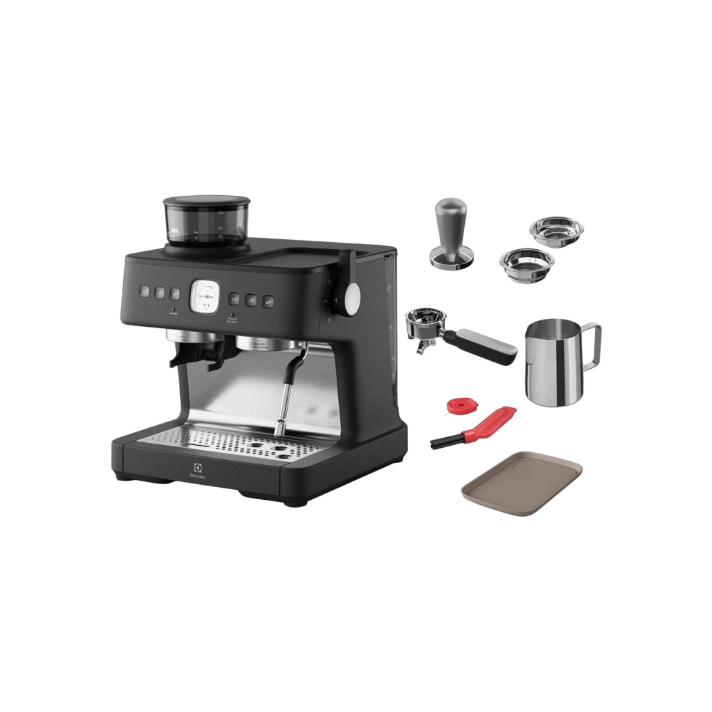 Electrolux 800 Series E8EC1-8BP Espresso Coffee Machine with Grinder ...