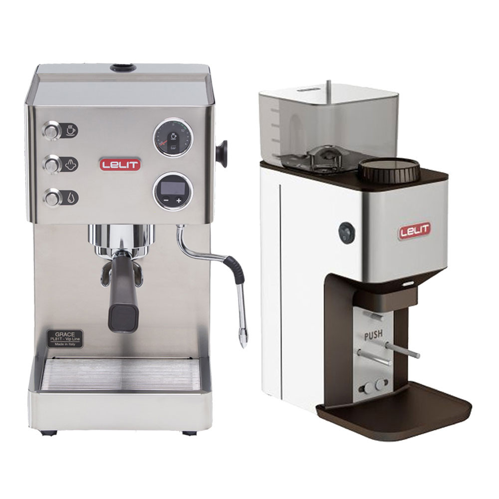 Lelit Grace PL81T PID Espressomaschine + William PL71 Mühle