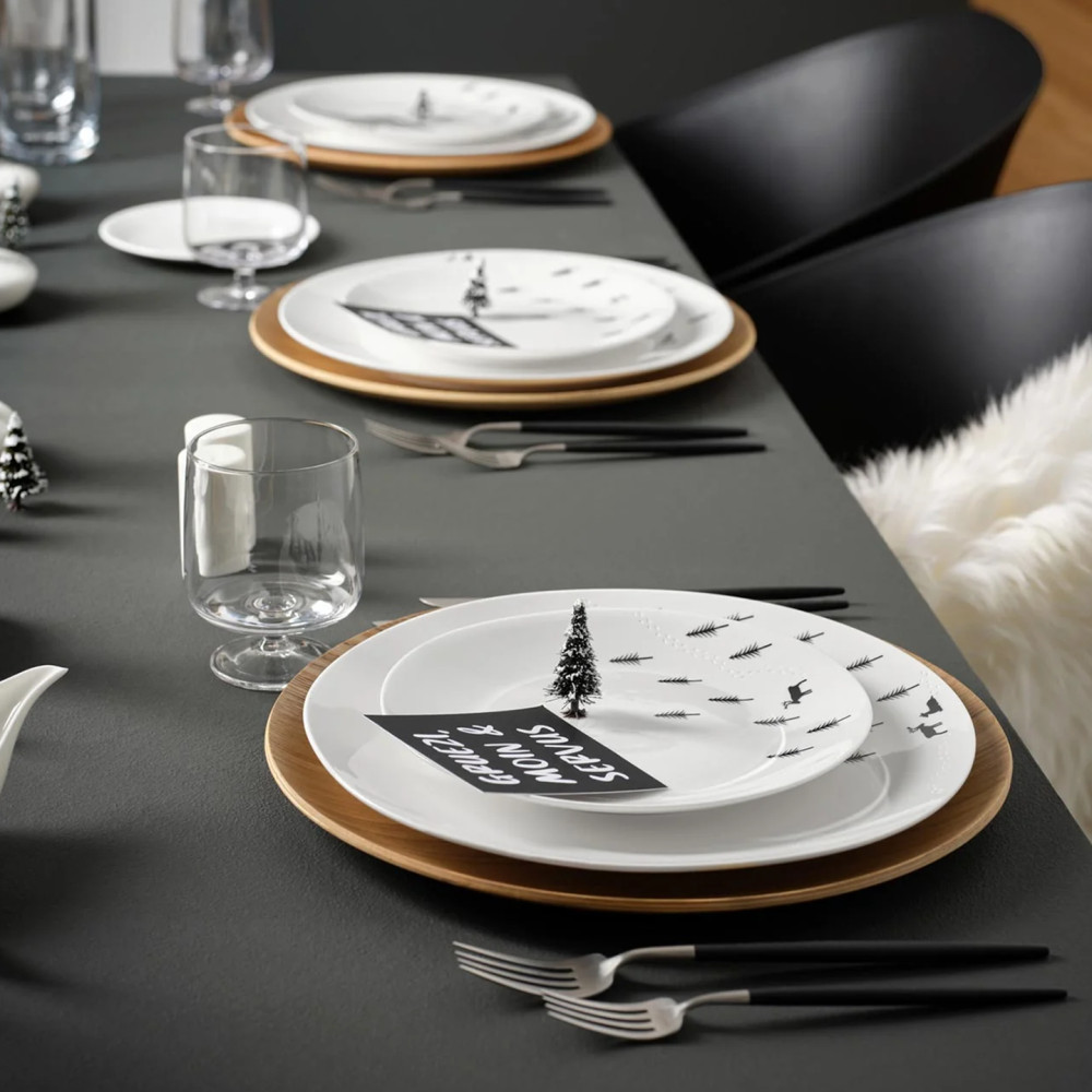 Dessert plate Asa Selection Snow Tracks, 20.5 cm | Coffee Friend