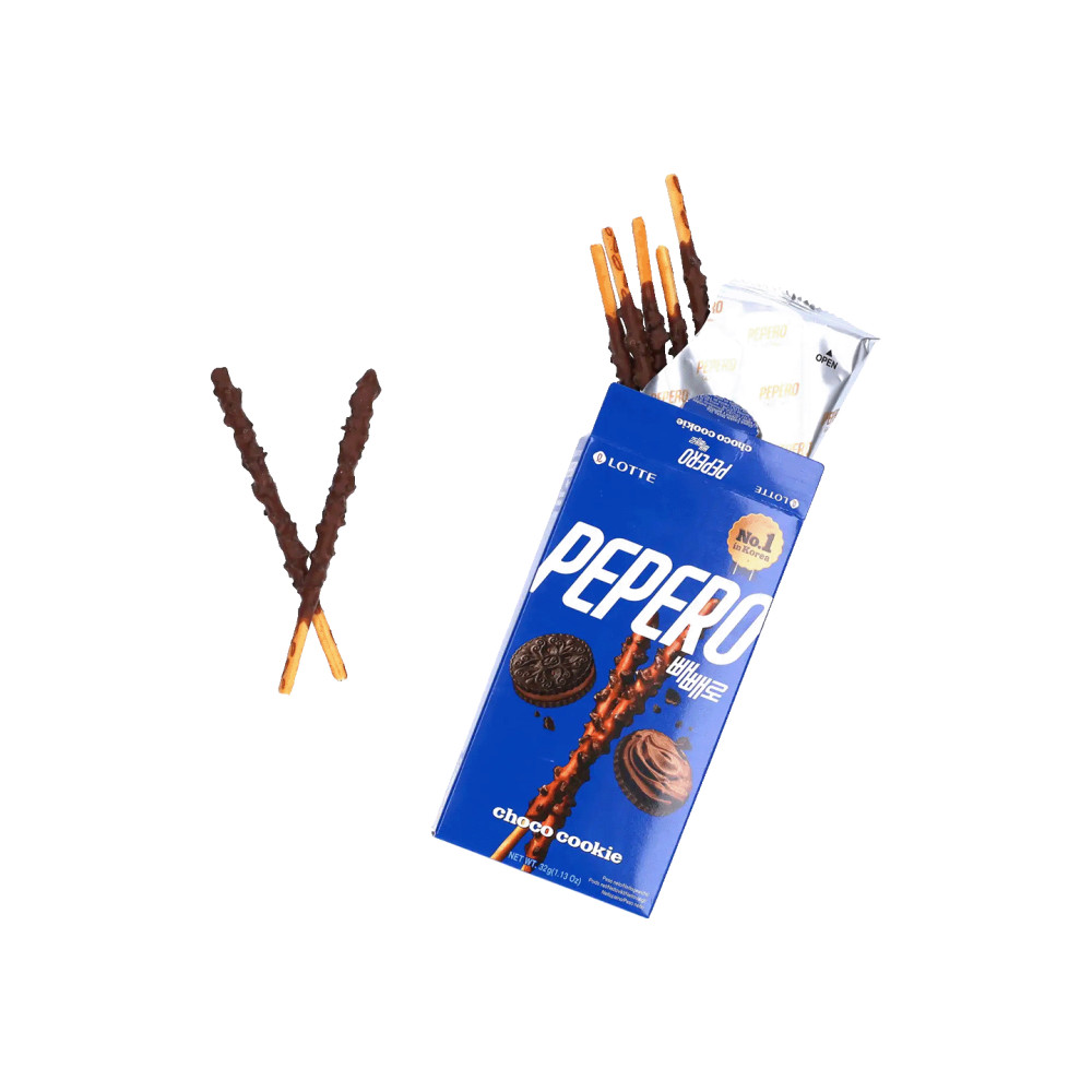 Sausainių lazdelės Pepero Choco Cookie, 32 g