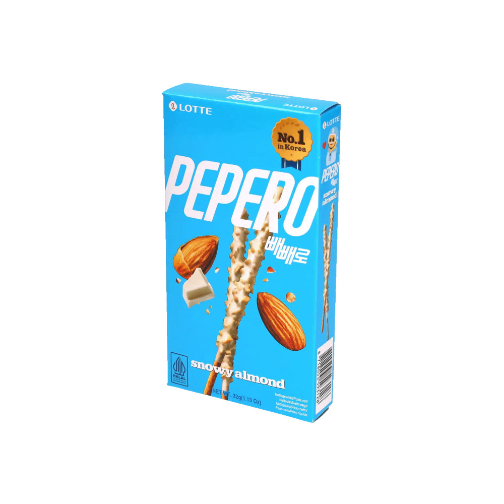 Cookie sticks Pepero Snowy Almond, 32 g | Coffee Friend