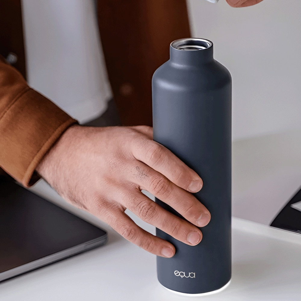 EQUA Smart Dark Grey smart water bottle, 680 ml | Coffee Friend