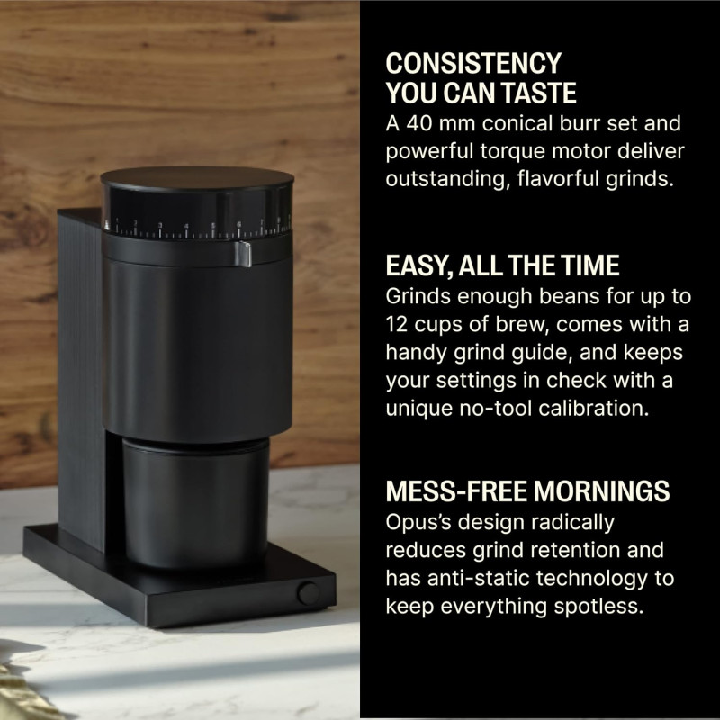Fellow Opus Coffee Grinder - Matte Black